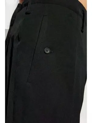 Yohji Yamamoto Wool Wide-leg Trousers