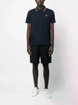 Paul & Shark Logo-print Short-sleeve Polo Shirt