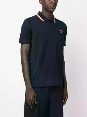Paul & Shark Logo-print Short-sleeve Polo Shirt