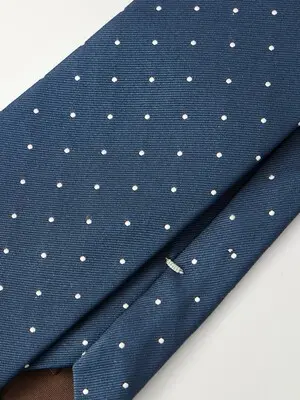 Canali 8cm Polka-dot Silk-twill Neck Tie