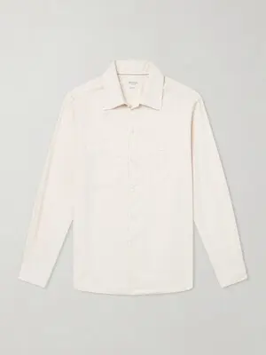 Brunello Cucinelli Cotton-poplin Shirt - Neutrals