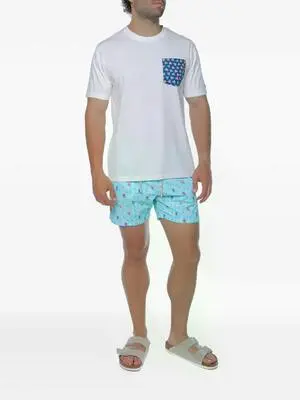 MC2 SAINT BARTH Drawstring Swim Shorts With Jellyfish Print