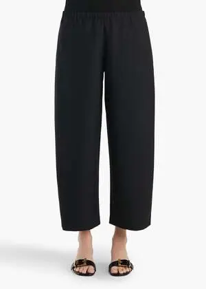 Khaite Roma Wool Pant - Black