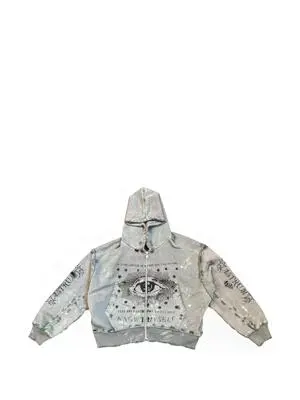 Astrum Know Thyself" Distressed Hoodie