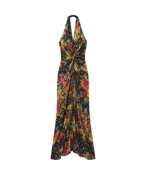 A.L.C. Mabel Gown - Black Persimmon