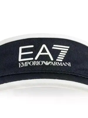 EA7 Contrast Trim Logo Visor