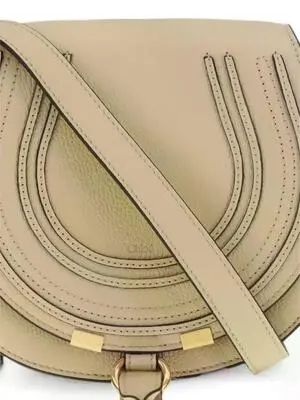 Chloé Marcie Saddle Shoulder Bag - Neutrals