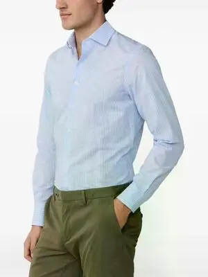 HACKETT LONDON Bengal-stripe Knightsbridge-collar Shirt