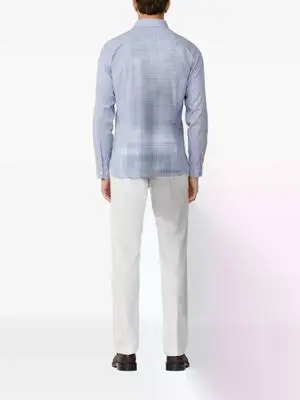 HACKETT LONDON Check-pattern Kent-collar Shirt