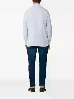 HACKETT LONDON Ticking-stripe Button-down Shirt