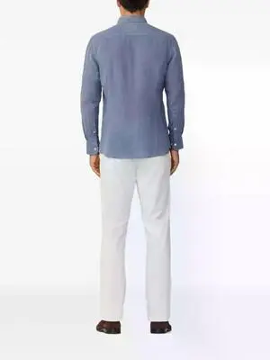 HACKETT LONDON Brompton Button-down Linen Shirt