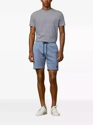 HACKETT LONDON Cotton Terry Knit Logo Badge Shorts