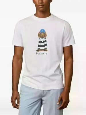 HACKETT LONDON Heritage Harry Print T-shirt - White