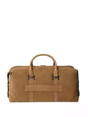 HACKETT  Top-handles Suede Holdall - Brown