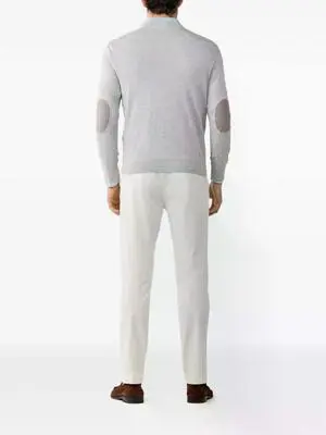 HACKETT LONDON Elbow-patch V-neck Sweater