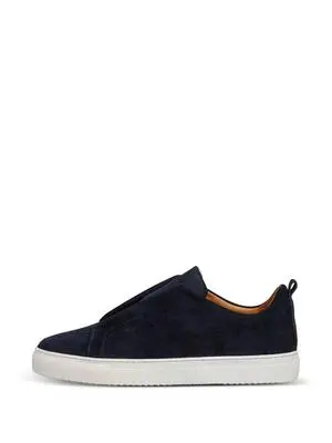 HACKETT  Vision Suede Slip-on Sneakers - Blue