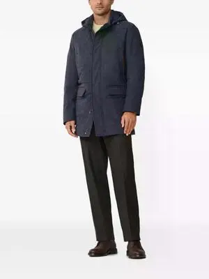 HACKETT LONDON Herringbone Hooded Parka
