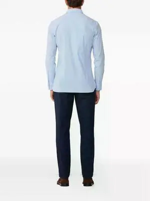 HACKETT LONDON Cutaway-collar Poplin Shirt