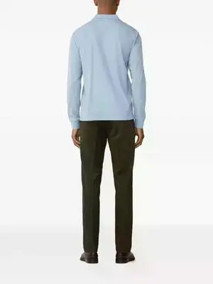 HACKETT LONDON Long-sleeve Embroidered Polo Shirt