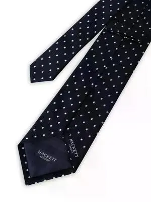 HACKETT LONDON Dotted Silk Twill Neck Tie