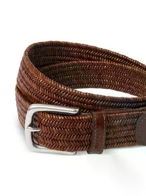 HACKETT LONDON Braided Leather Belt