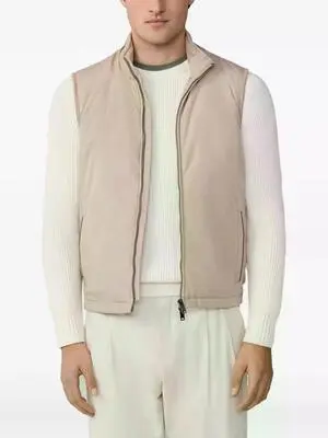 HACKETT LONDON Windsor Hybrid Gilet - Neutrals