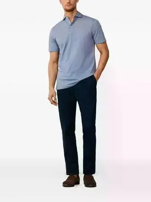 HACKETT LONDON Short-sleeve Pima-cotton Polo Shirt