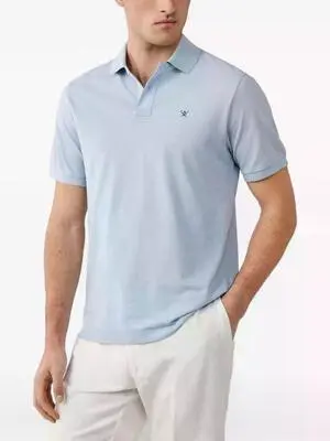 HACKETT  Logo-embroidered Piqué-knit Polo Shirt