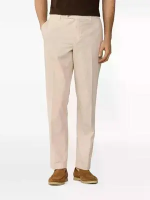 HACKETT LONDON Sanderson Tailored-fit Trousers - Neutrals