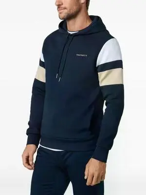 HACKETT LONDON Resort Stripe-detail Hoodie