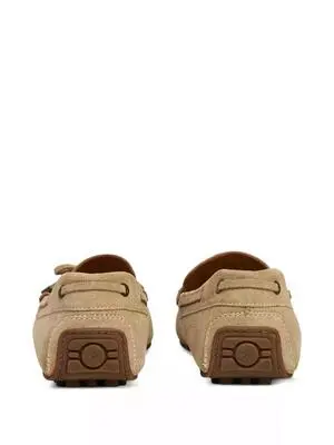 HACKETT LONDON Lace-up Suede Loafers