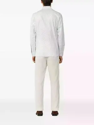 HACKETT LONDON Floral-print Button-down Cotton Shirt