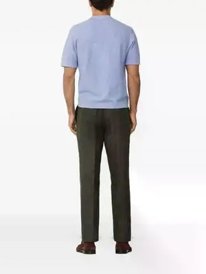 HACKETT LONDON Riviera Textured-knit Polo Shirt