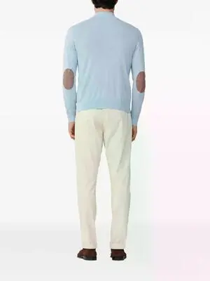 HACKETT LONDON Quarter-zip Cotton Sweater