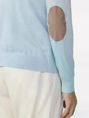 HACKETT LONDON Quarter-zip Cotton Sweater
