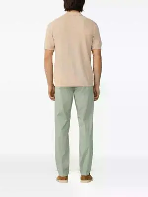 HACKETT LONDON Short-sleeve Knitted Cotton Polo Shirt