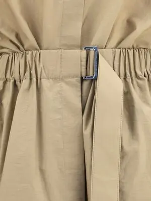 Brunello Cucinelli Cotton Midi Shirtdress With Tie-waist Belt