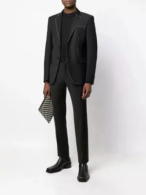 Philipp Plein Contrast-stitching Single-breasted Suit