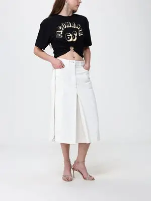 Rabanne Cotton Midi Skirt