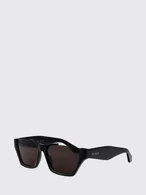 Alaïa Rectangular Cat-eye Sunglasses In Recycled Acetate - Black