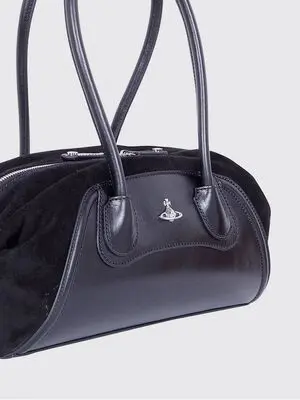 VIVIENNE WESTWOOD Shirley Smooth Leather Shoulder Bag With Orb Logo