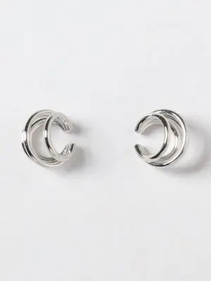 PANCONESI Orbit Helix Chrome-plated Brass Ear Cuff For Non-pierced Lobes - Silver