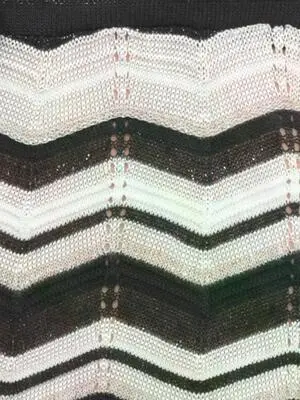 D.exterior Chevron-knit Wide-leg Jumpsuit