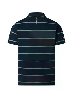 HACKETT LONDON Striped Short-sleeve Polo Shirt