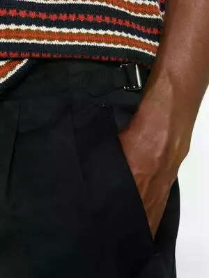 BRIGLIA 1949 Buckled Pleated Shorts
