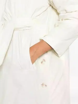 PSOPHIA Belted Button-cuff Coat