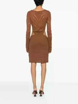 Just Cavalli Crochet-knit Mini Dress