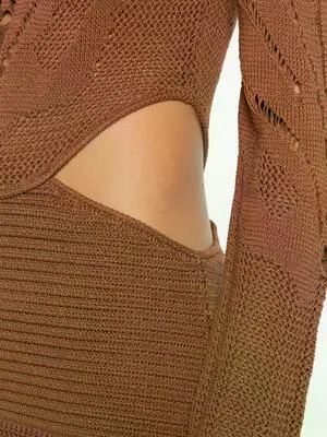 Just Cavalli Crochet-knit Mini Dress