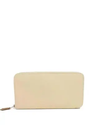Hermès Silk In Classique Wallet - Neutrals