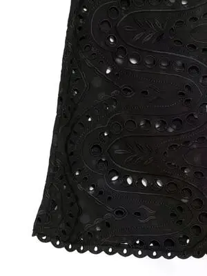 Charo Ruiz Ibiza Broderie Anglaise Trousers - Black